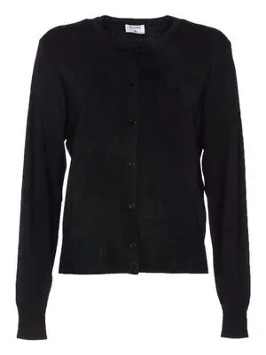 Filippa K Button-front Crew-neck Cardigan - Black