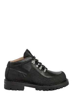 Our Legacy Leather Lace-up Boots - Black