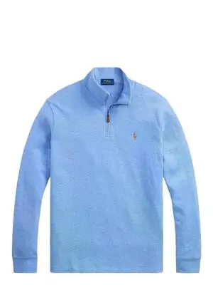 Polo Ralph Lauren Quarter-zip Polo Pony Sweater - Blue
