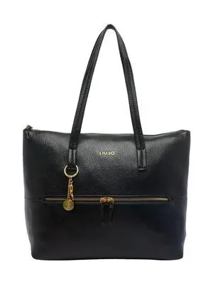Liu Jo Zip-fastening Logo Shoulder Bag - Black