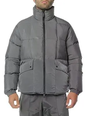 Armani Exchange Quilted Puffer Jacket - Grey