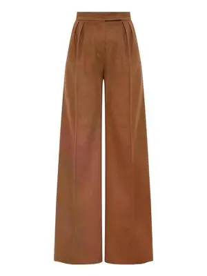 Max Mara Pleated-front Trousers - Brown