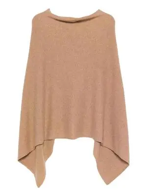 Eric Bompard Cashmere Poncho - Brown