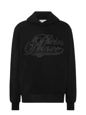 Philipp Plein Crystal-embellished Hoodie - Black