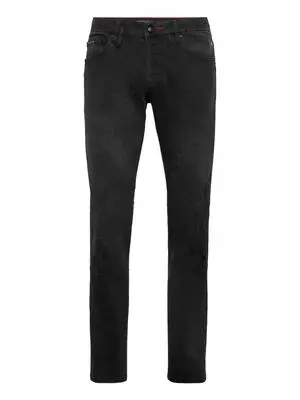 PHILIPP PLEIN Embroidered Straight Leg Jeans