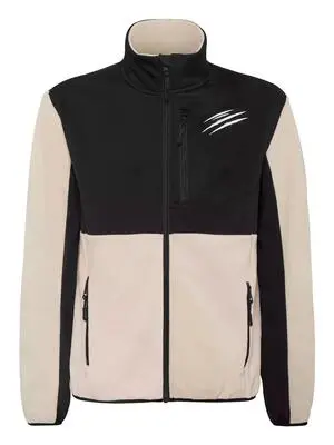 PLEIN SPORT Fleece Zip-up Jacket - Neutrals