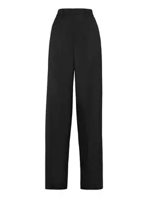 Philipp Plein High-rise Tailored Trousers - Black