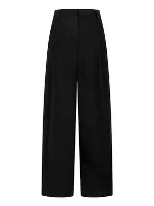 STUDIO TOMBOY Tailored Trousers - Black