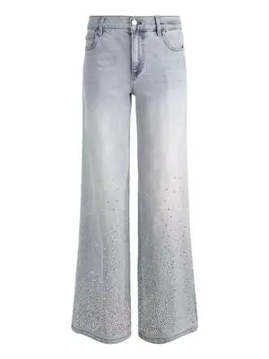 Alice + Olivia Embellished Jeans - Grey