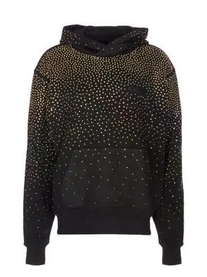 Amiri Crystal-embellished Hoodie - Black