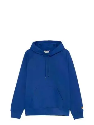 Carhartt Work In Progress Logo-embroidered Hoodie - Blue