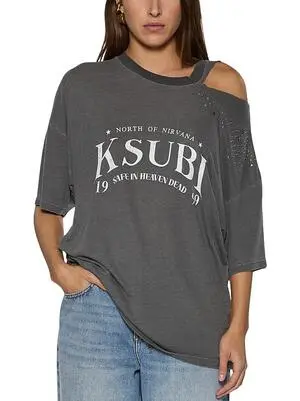 Ksubi Renaissance Oh G Short Sleeve Tee - Charcoal