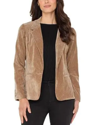 LIVERPOOL Single Button Blazer - Harvest Khaki