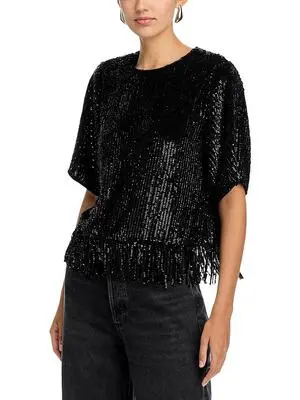 KOBI HALPERIN Yona Sequin Blouse