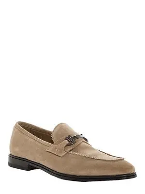FERRAGAMO Bentley Gancini Loafers - Safari