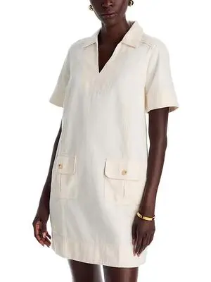 Tommy Bahama Utility Twill Shirt Dress - Coconut