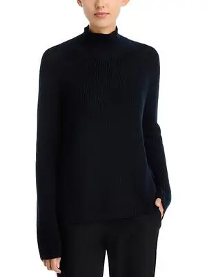 Eileen Fisher Merino Wool Turtleneck Sweater - Black
