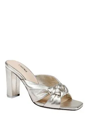 L'Agence Leonie Sandals - Gold Leather