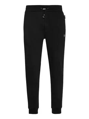Philipp Plein Embroidered-logo Track Pants - Black