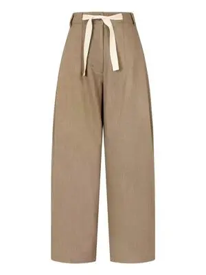 STUDIO TOMBOY Drawstring Trousers - Brown