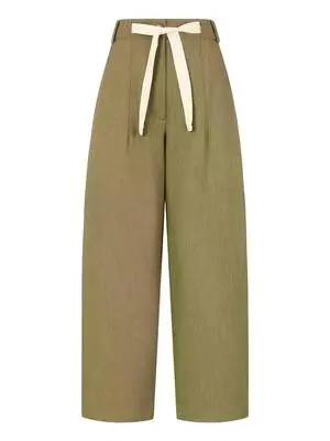 STUDIO TOMBOY Drawstring Trousers - Green