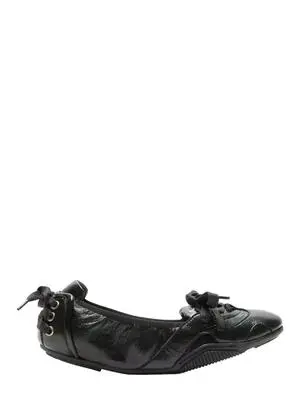 Acne Studios Leather Lace-up Sneakers - Black
