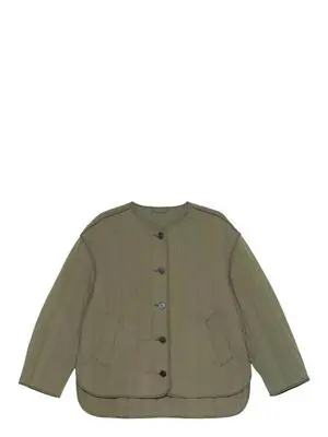 Closed Quilted Jacket - Green