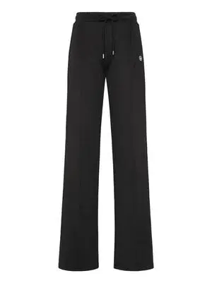 Philipp Plein Side-stripe Logo-plaque Track Pants - Black
