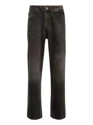 PHILIPP PLEIN Fleece-Panelled Jeans