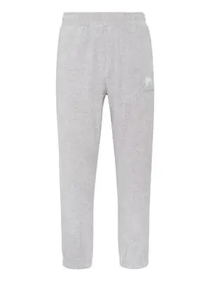 PLEIN SPORT Logo-patch Elasticated-cuff Joggers - Grey
