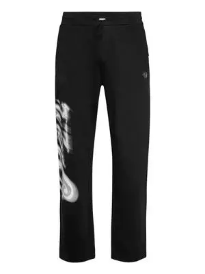 Philipp Plein Signature-print Track Pants - Black