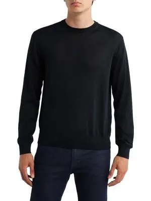 Canali Crewneck Sweater - Black