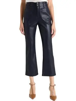 Cinq À Sept Dorothea Faux Leather Pants - Navy