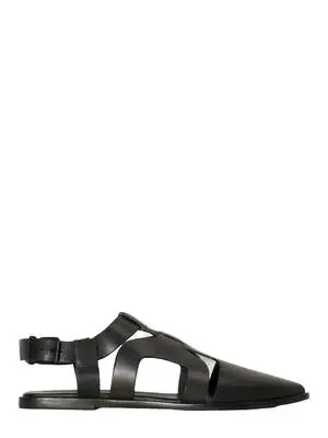 OSKLEN Tresse Flat Pumps - Black