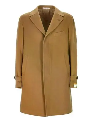 Tagliatore Button-fastening Tailored Coat - Brown
