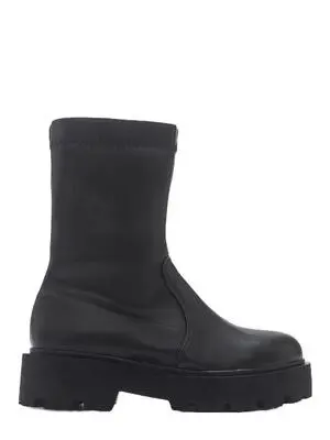 PROLOGUE SHOES Ankle Boot - Black Faux Leather