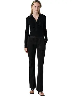 Diane Von Furstenberg Mason Pants - Black Dot Line