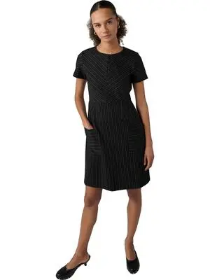Diane Von Furstenberg Wilma Mini Dress - Black Dot Line