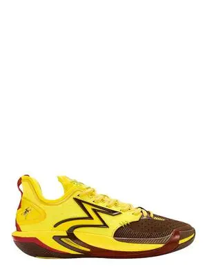361 DEGREES Big3 6.0 Pro Spongebob Squarepants Sneakers - Yellow/burgundy/red