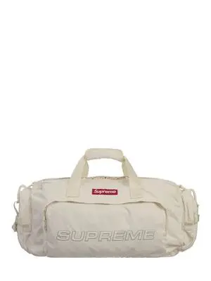 Supreme Denim Duffle Bag - White