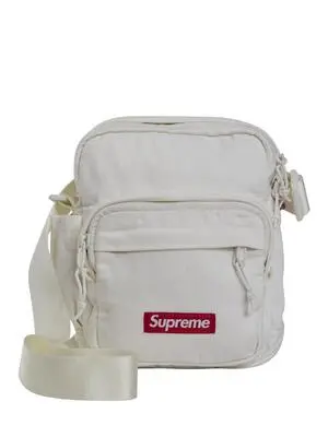 Supreme Denim Shoulder Bag - White