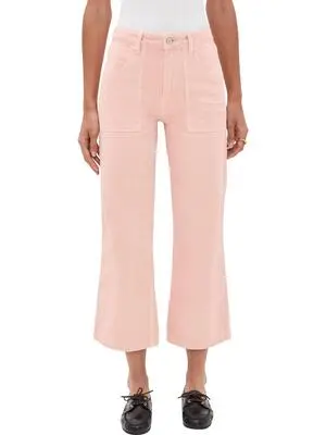SEVENTY + MOCHI Eden Cropped Jeans - Peony Pink