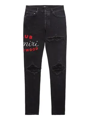 Amiri Club Hollywood Slim Jeans - Black
