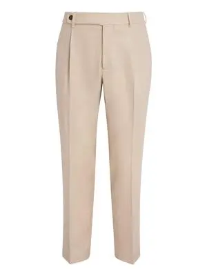 COLOMBO Cashmere Straight Trousers
