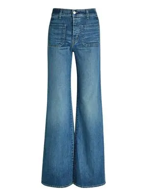 NILI LOTAN Florence Flared-leg Jeans - Denim