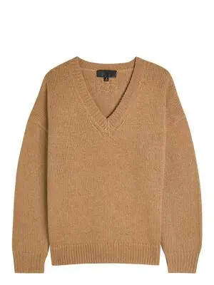 NILI LOTAN Shagan Wool V-Neck Jumper
