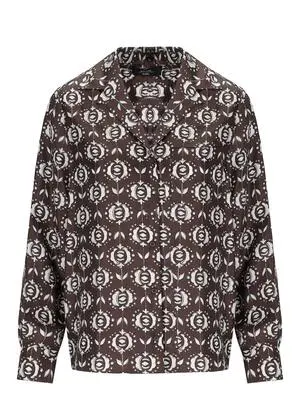 Max Mara Oncia Floral Print Silk Shirt - Brown