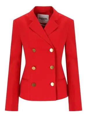 Essentiel Antwerp Irtha Double-breasted Blazer - Red
