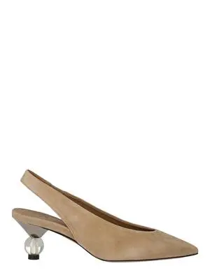 Max Mara Orma Slingback Pumps - Beige