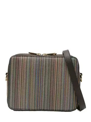 Paul Smith Striped Zip-top Shoulder Bag - Brown